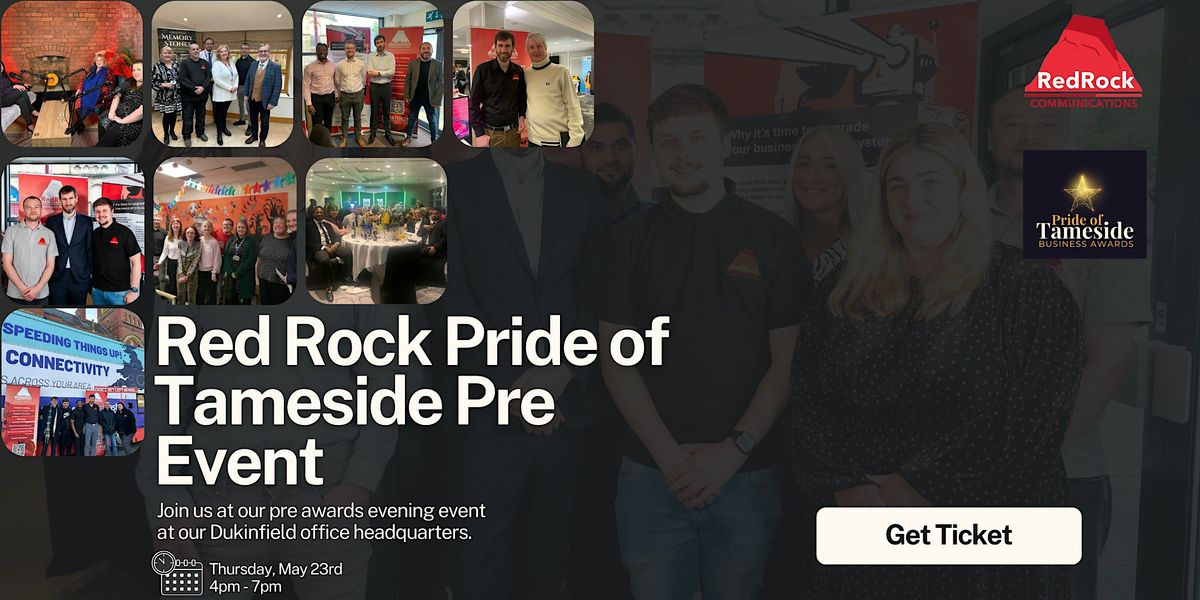 Red Rocks Pride of Tameside Awards Pre-Drinks Event, ALBION HOUSE ...