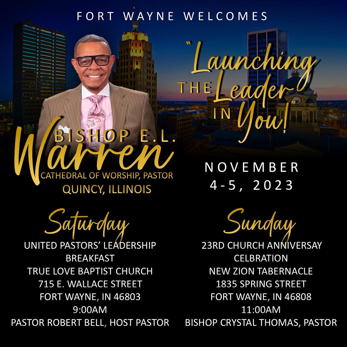 Launching the Leader in you, True Love Missionary Baptist Church, Fort ...