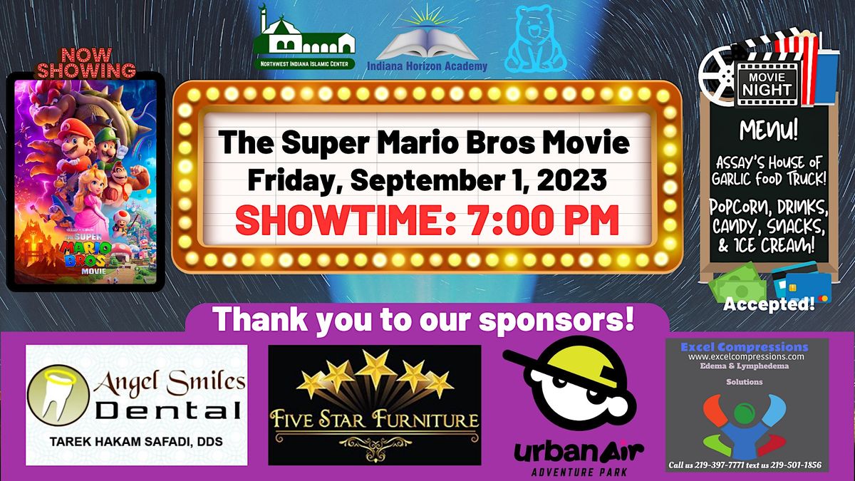 NWIIC Family Movie Night! Super Mario Bros Movie, Northwest Indiana ...