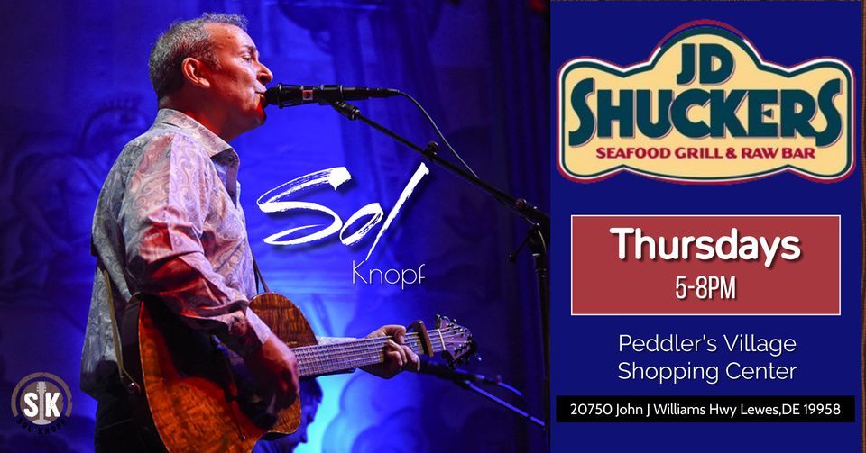 Thursdays with Sol at JD Shuckers Lewes, JD Shuckers, Lewes, 19 January ...