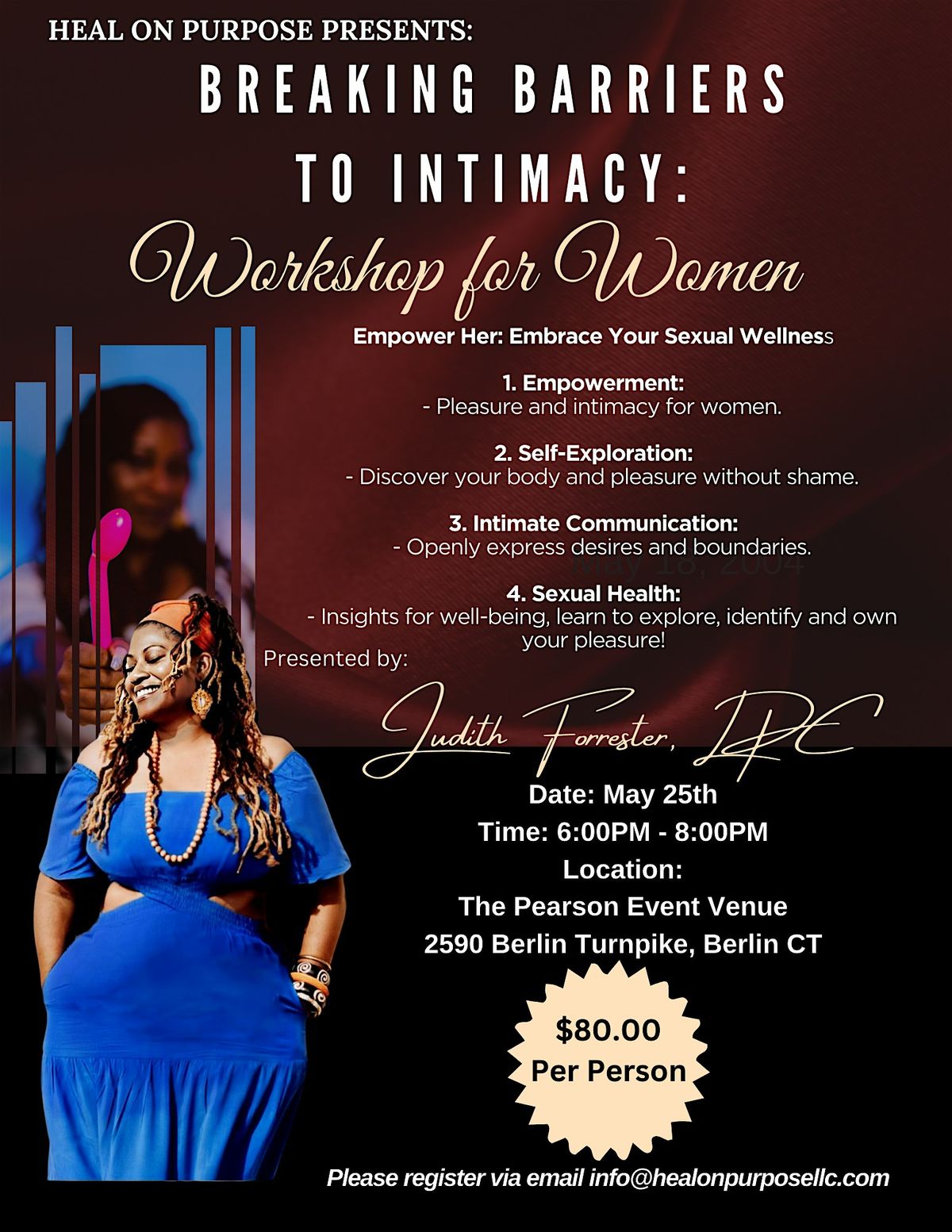 Breaking The Barriers To Intimacy, 2590 Berlin Tpke, 25 May 2024 ...