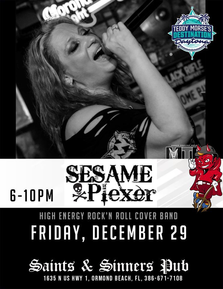 Friday Night with Sesame Plexer, Saints and Sinners Pub, Ormond Beach ...