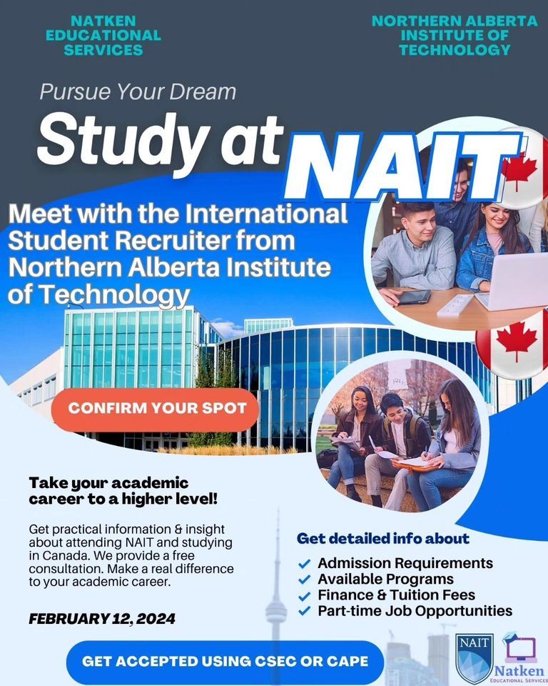 NAIT Recruitment Fair, Market Street,Falmouth, 12 February 2024 | AllEvents