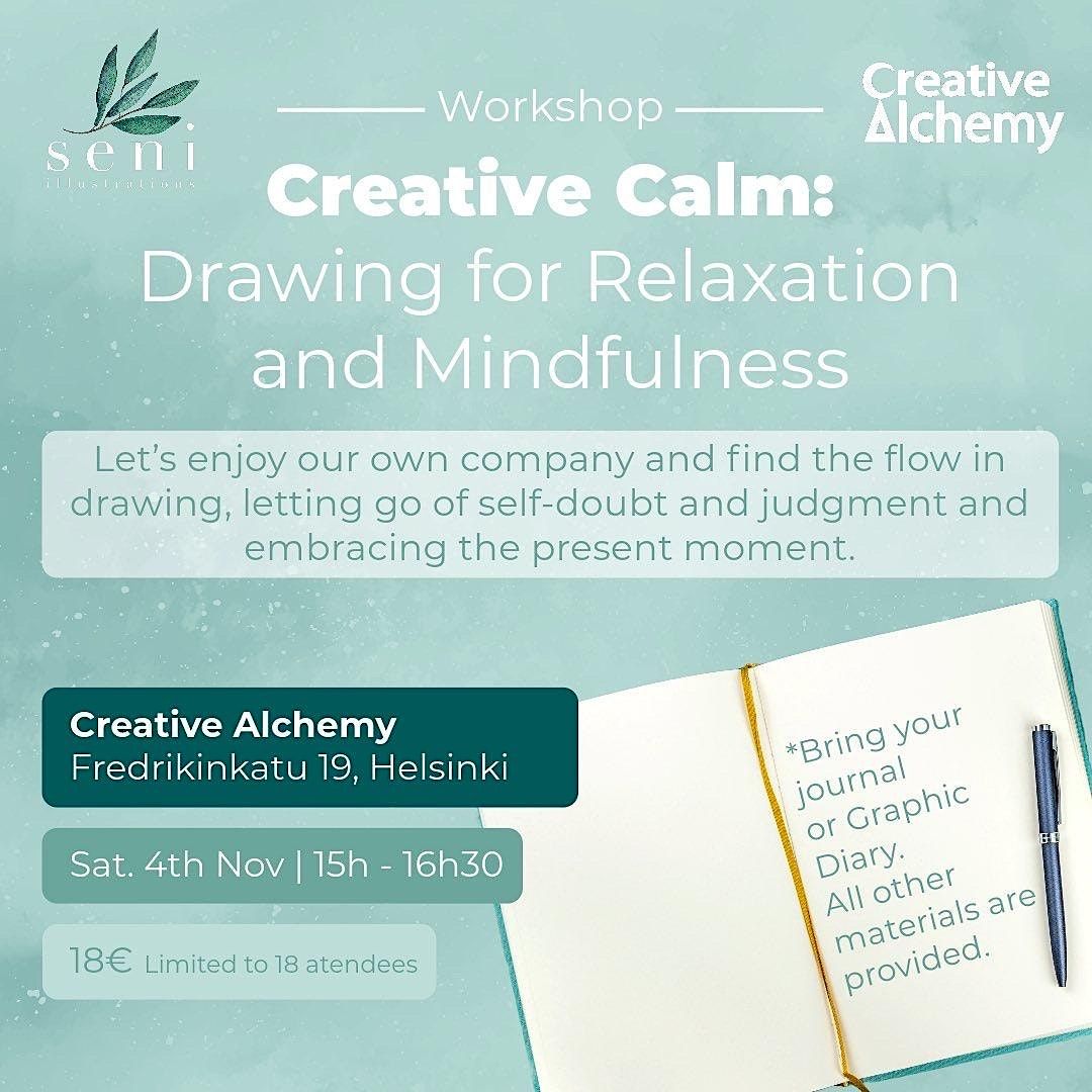 Workshop: Drawing for Relaxation and Mindfulness, Creative Alchemy ...