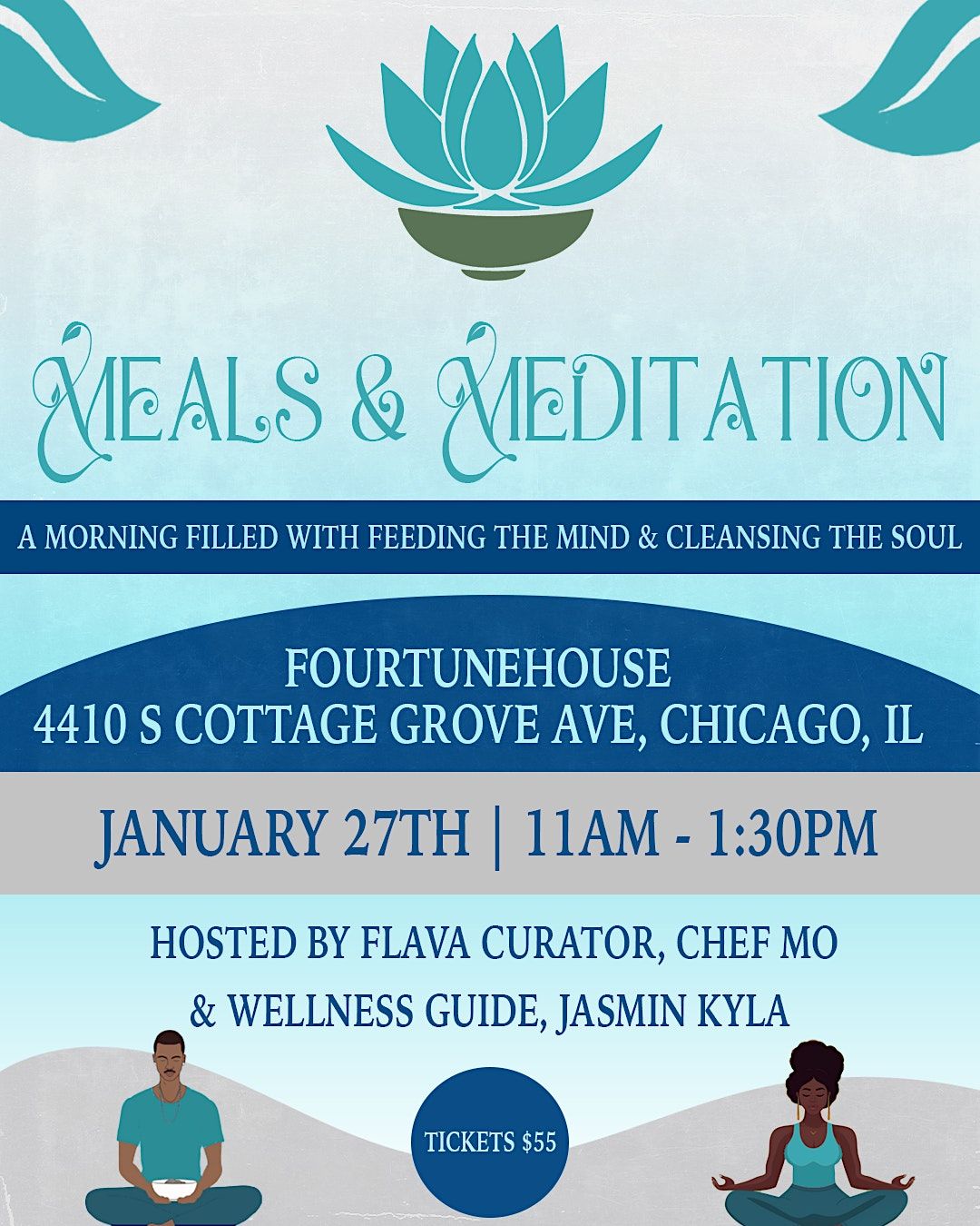 Meals and Meditation, FOURTUNEHOUSE Art Center, Chicago, 27 January ...