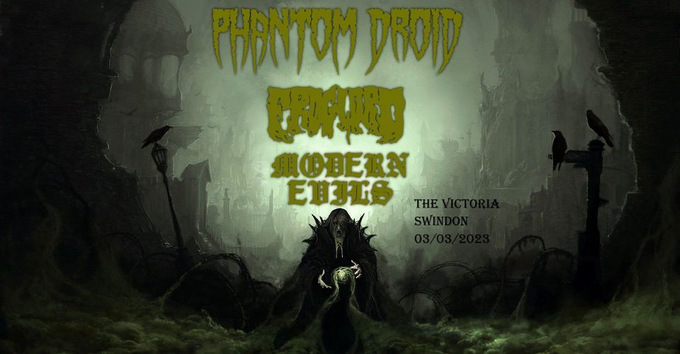 PHANTOM DROID/FROGLORD/MODERN EVILS, The Victoria, Swindon, 3 March 2023 | AllEvents.in