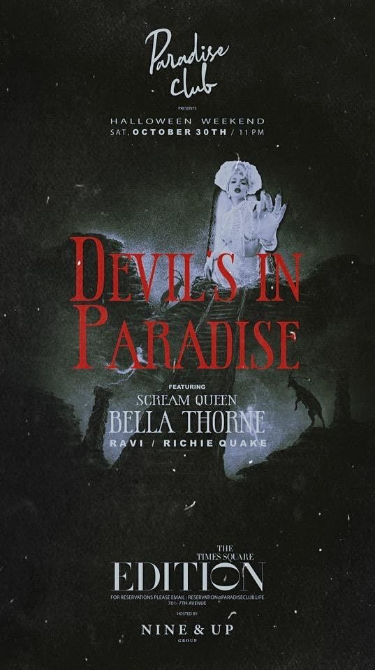 Bella Thorne Devils in Paradise at Paradise Club 10/30, Paradise Club ...