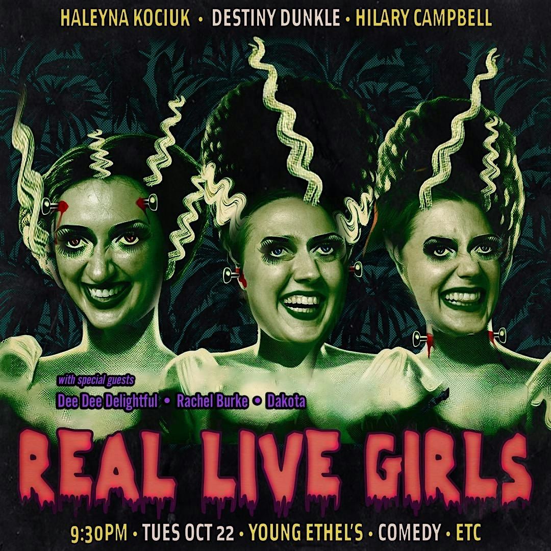 Real Live Girls Halloween Edition, Young Ethel's, Brooklyn, 22 October ...