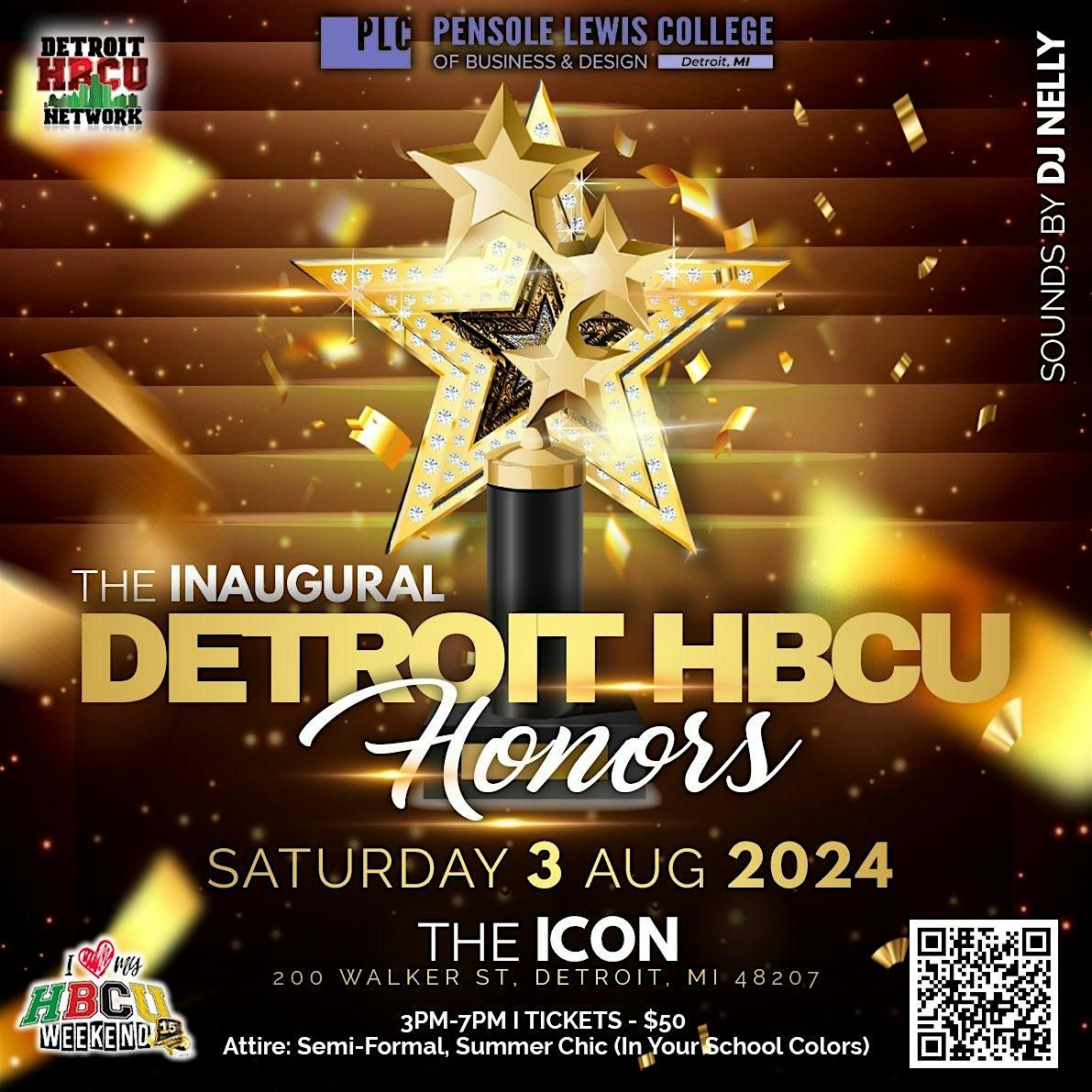 The Detroit HBCU Honors, Pensole Lewis College of Business and Design, Detroit, 3 August 2024 ...
