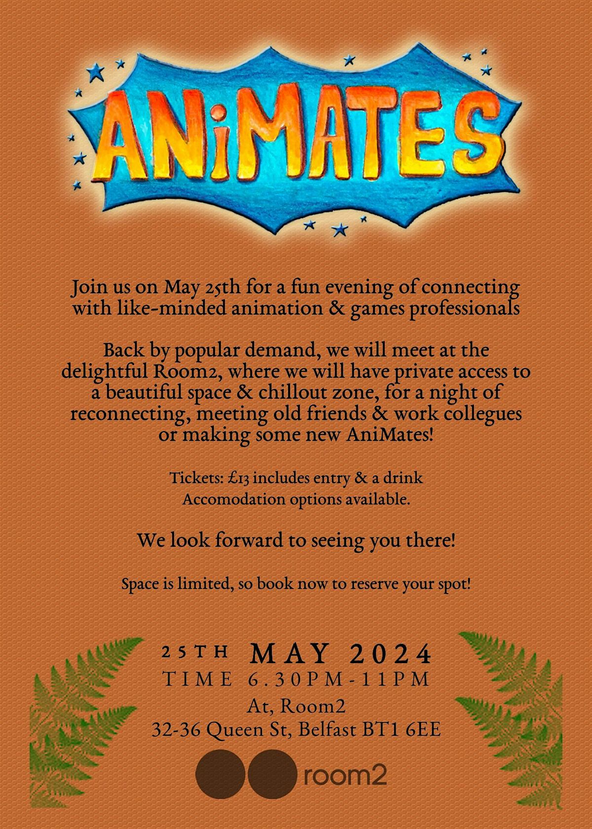 AniMates Animation Industry Event May 2024, room2 Belfast hometel, 25 ...