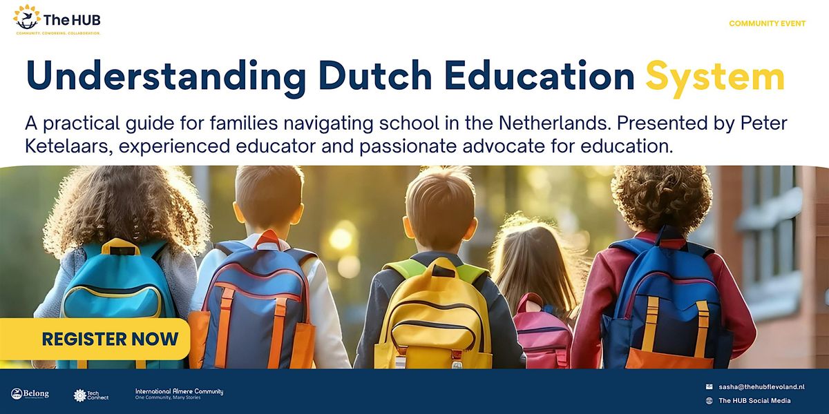 Understanding Dutch Education System, The HUB, Almere, 9 June 2026 ...