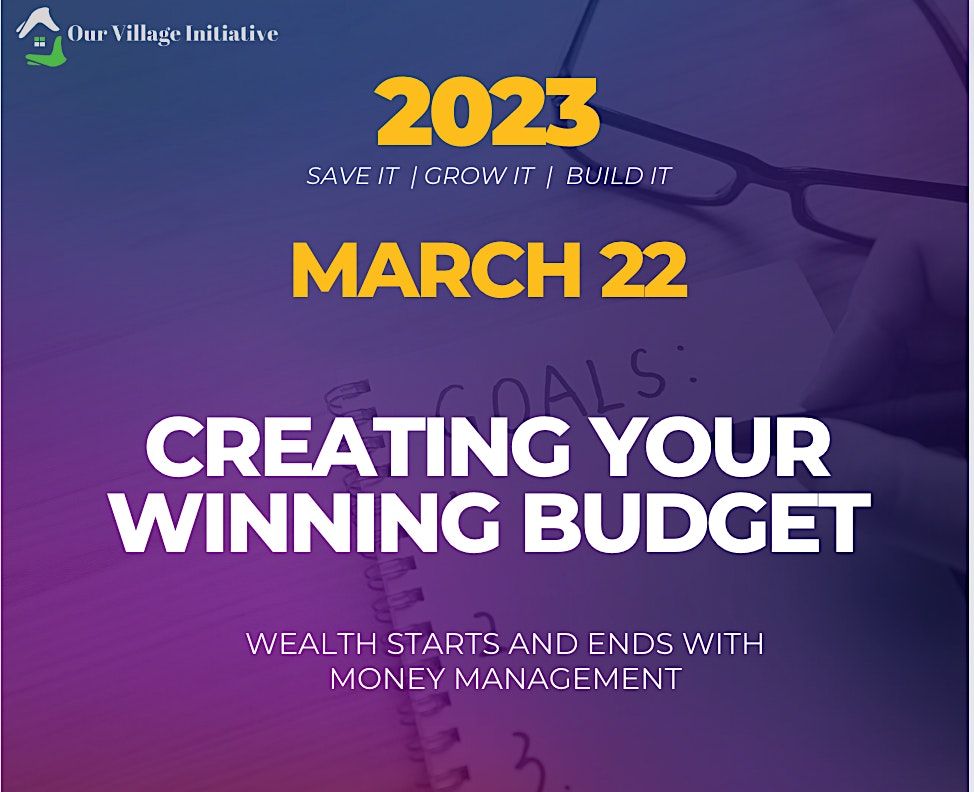 Creating YOUR WINNING Budget- Wealth starts with money management ...