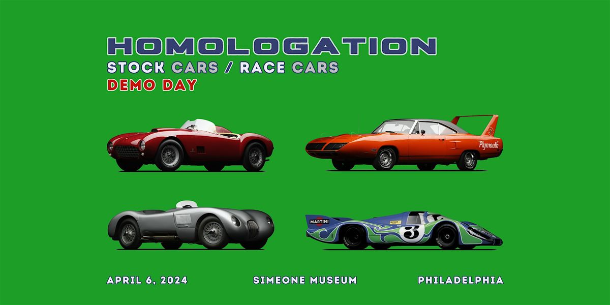 Homologation; STOCK cars/RACE cars Demo Day, Simeone Foundation ...