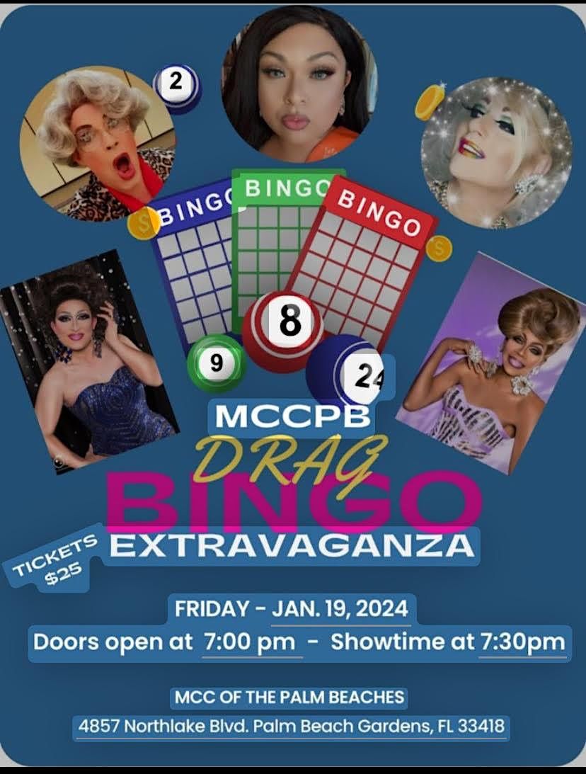 MCCPB Drag Bingo Extravaganza, MCC of the Palm Beaches, Palm Beach ...