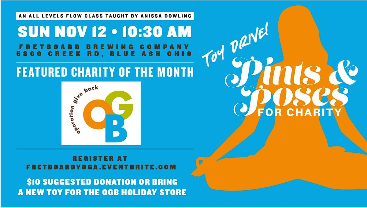 Pints and Poses - Toy drive for OGB, Fretboard Brewing Company ...