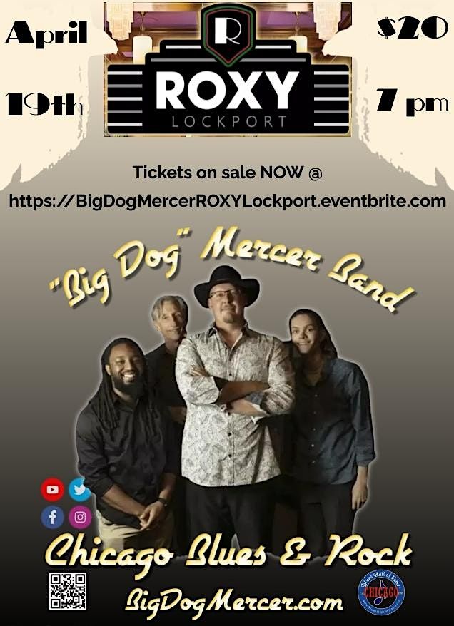 "Big Dog" Mercer LIVE ALBUM recording, ROXY Lockport, 19 April 2024 ...