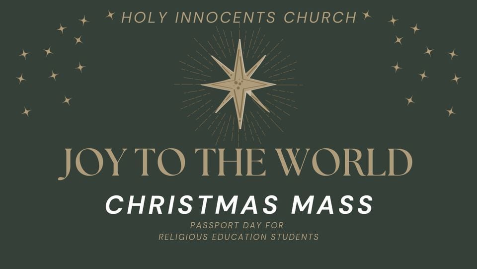 Mass Passport: Christmas Mass, Holy Innocents Church, Neptune, December ...