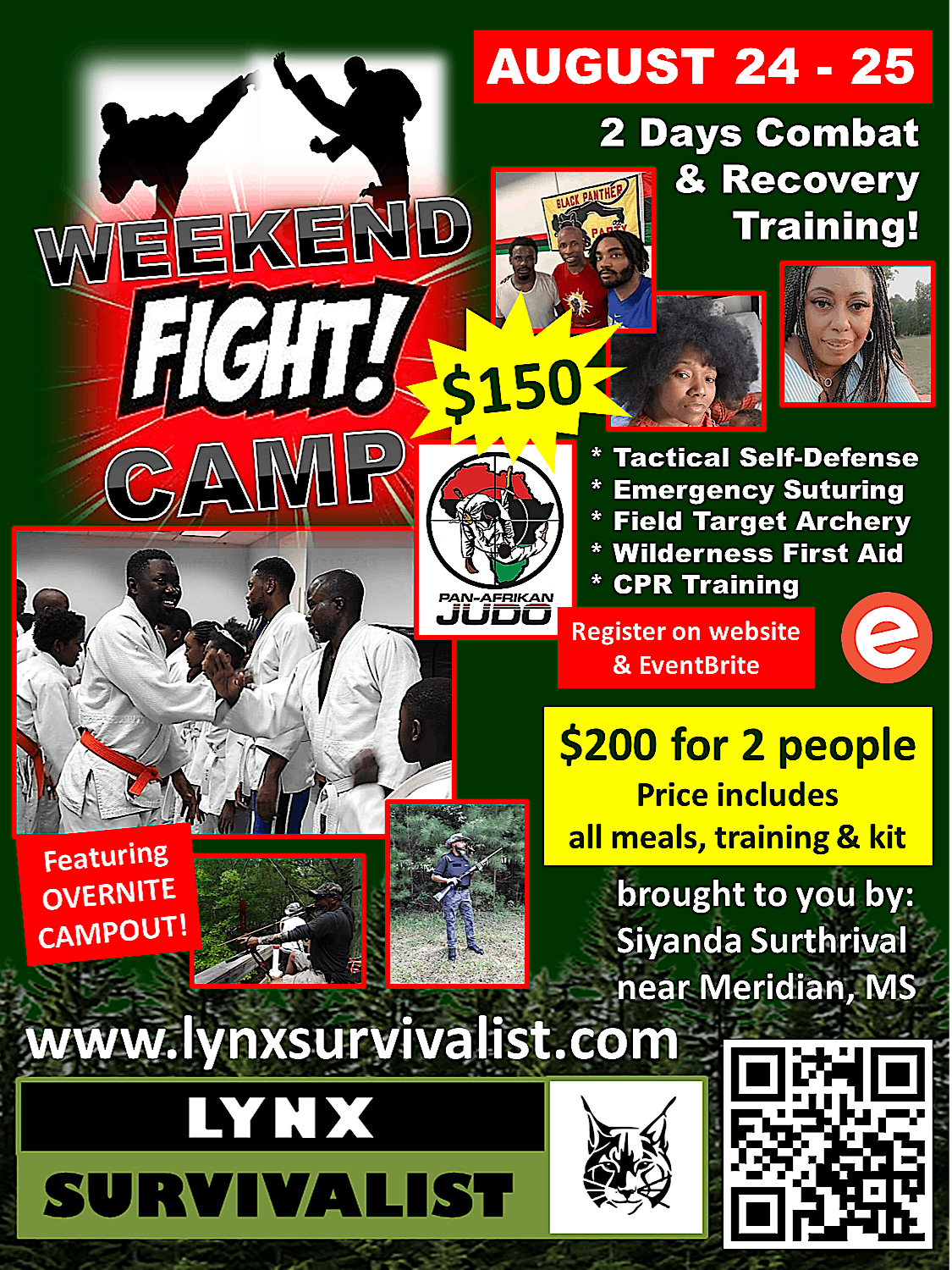 Weekend Fight Camp, Lisman, 24 August to 25 August | AllEvents.in