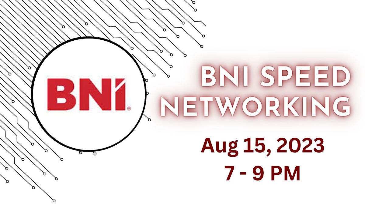 BNI Enterprise Speed Networking, Central Lions Recreation Centre ... BNI Enterprise Speed Networking, Central Lions Recreation Centre ...