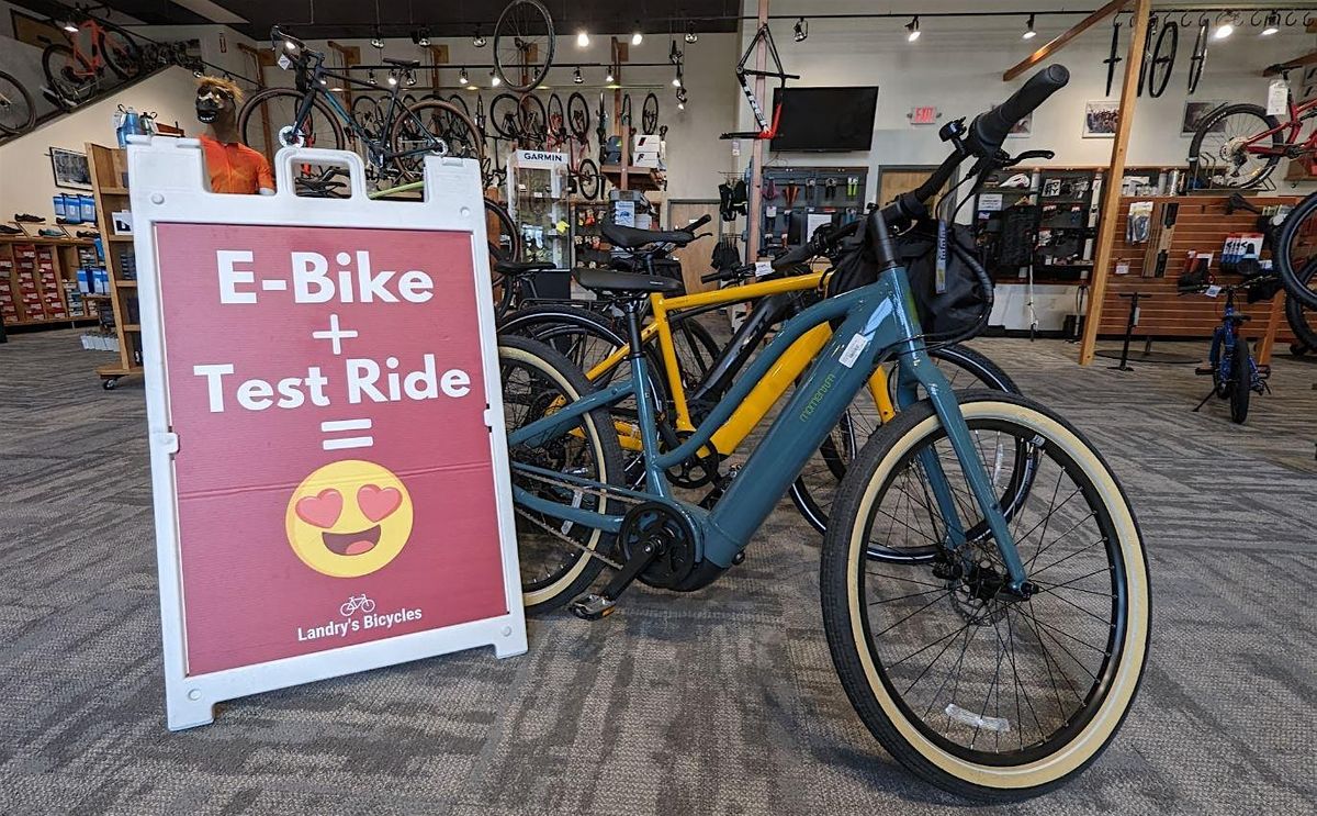 Getting to Know E-Bikes — Landrys Needham E-Bike Clinic & Event, 100 ...