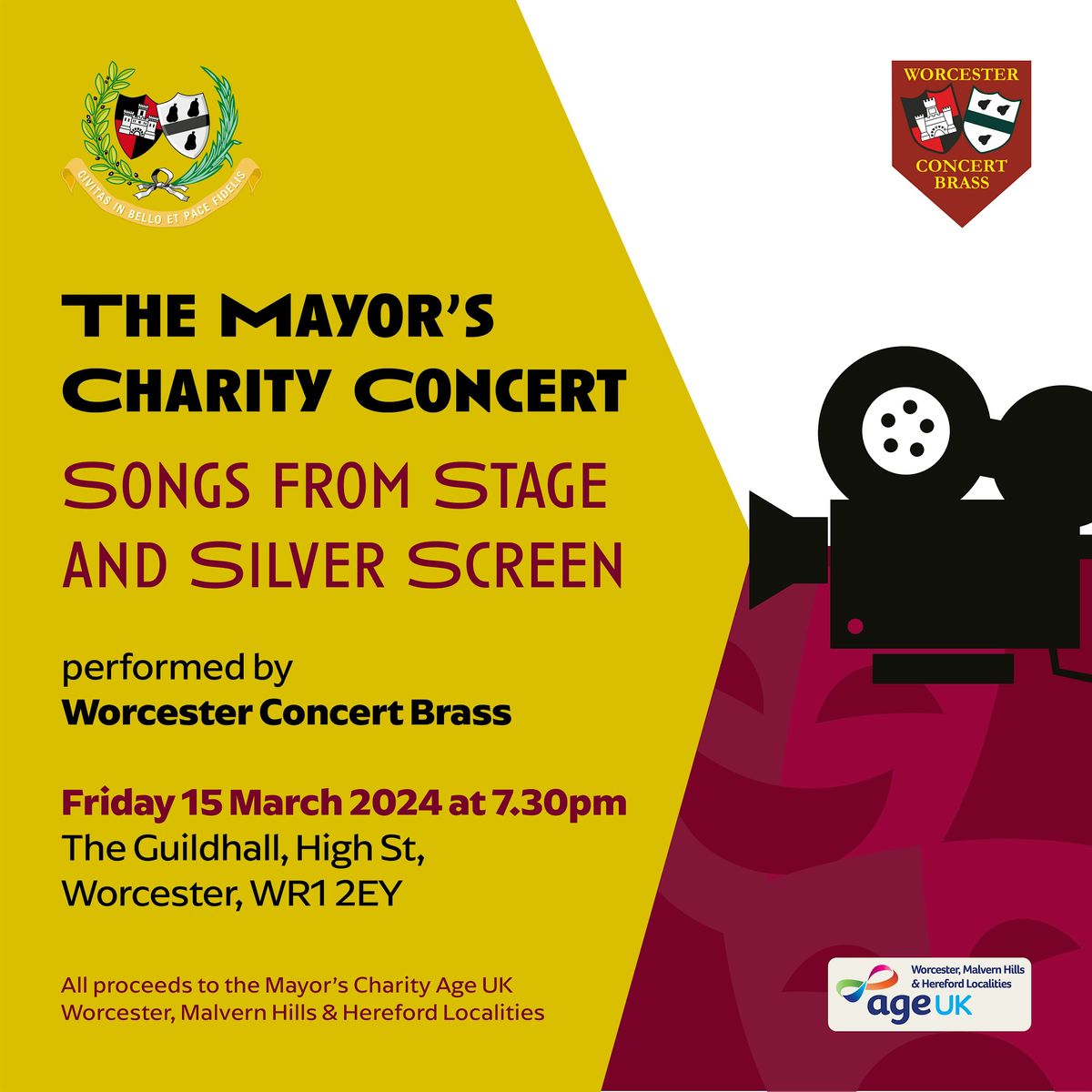 Mayors Charity Spring Concert performed by Worcester Concert Brass ...