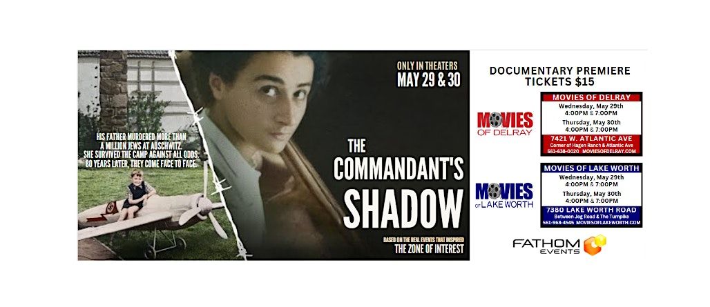 The Commandants Shadow - Documentary Premiere (LW), Movies of Lake ...