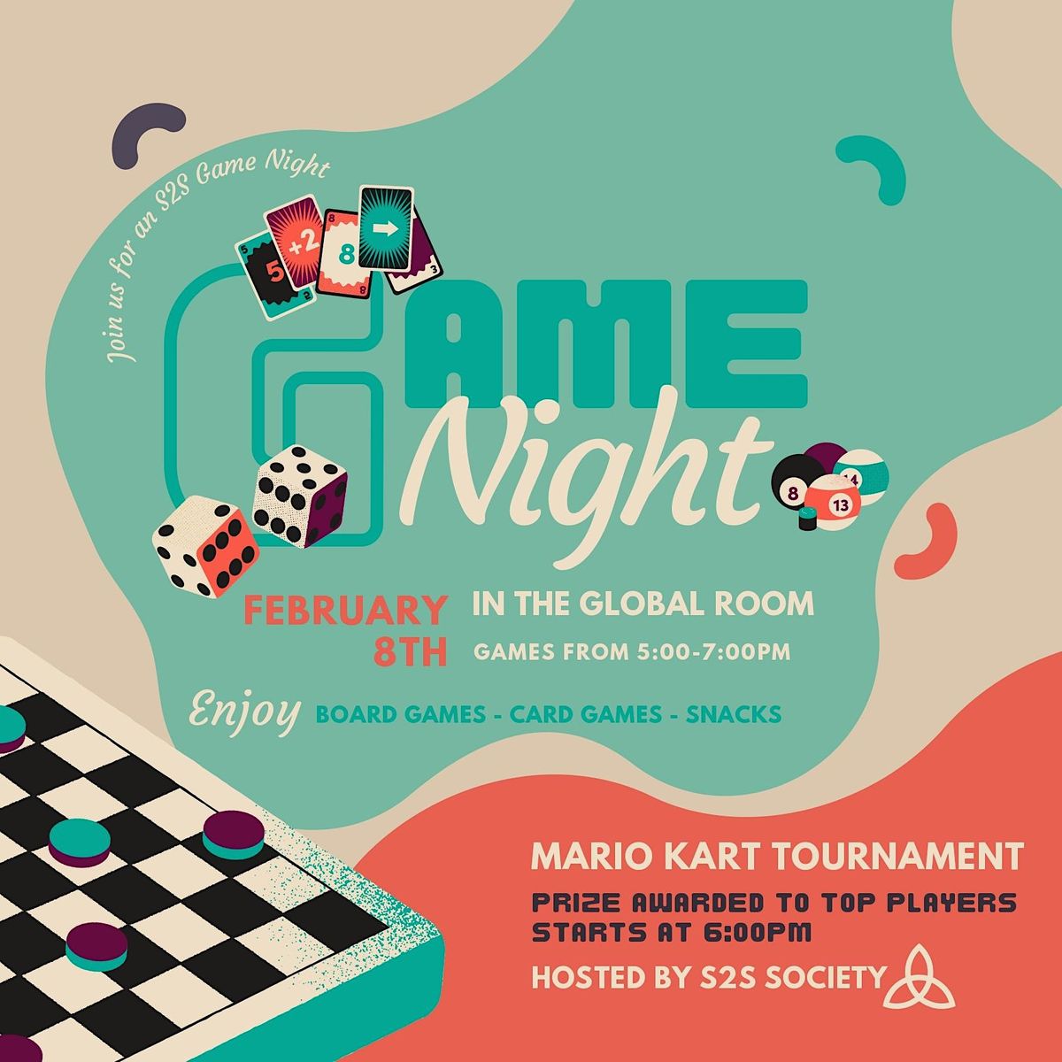 S2S Game Night, Global Room, Dublin, February 8 2024 | AllEvents.in