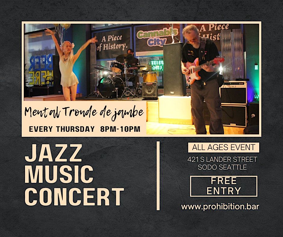 Wednesday Jazz Night @The Prohibition Bar, The Prohibition Bar, Seattle ...