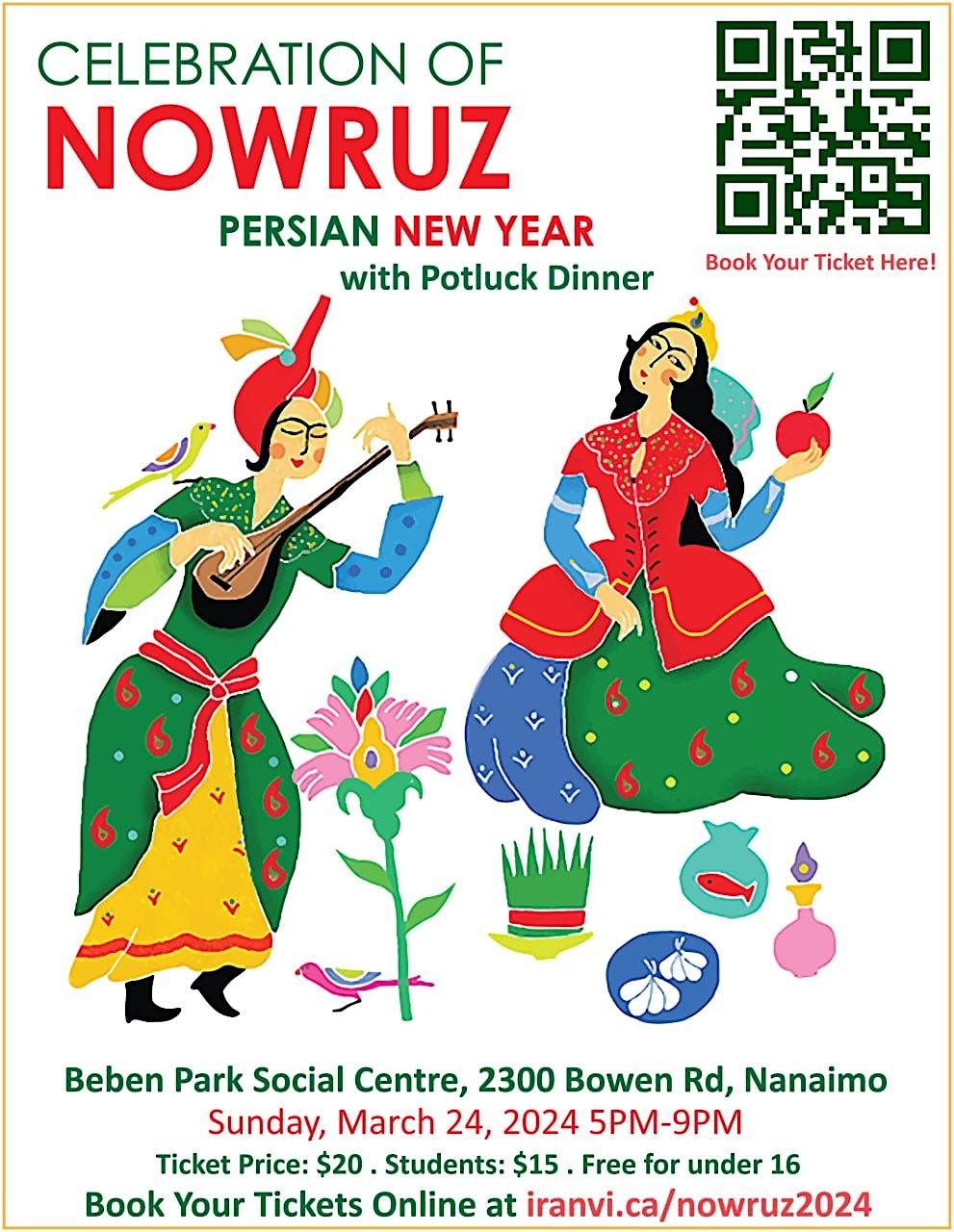 Nowruz Celebration and Potluck - Persian New Year, Beban Park Social Centre, Nanaimo, 24 March ...