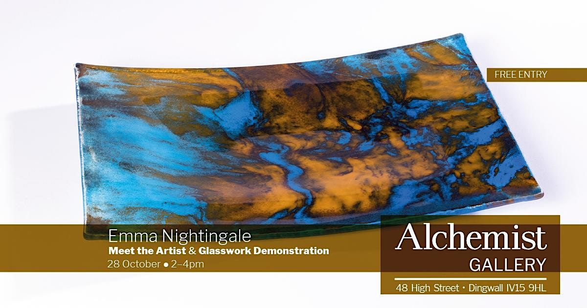 Meet The Artist & Glasswork Demonstration : Emma Nigtingale, Alchemist ...