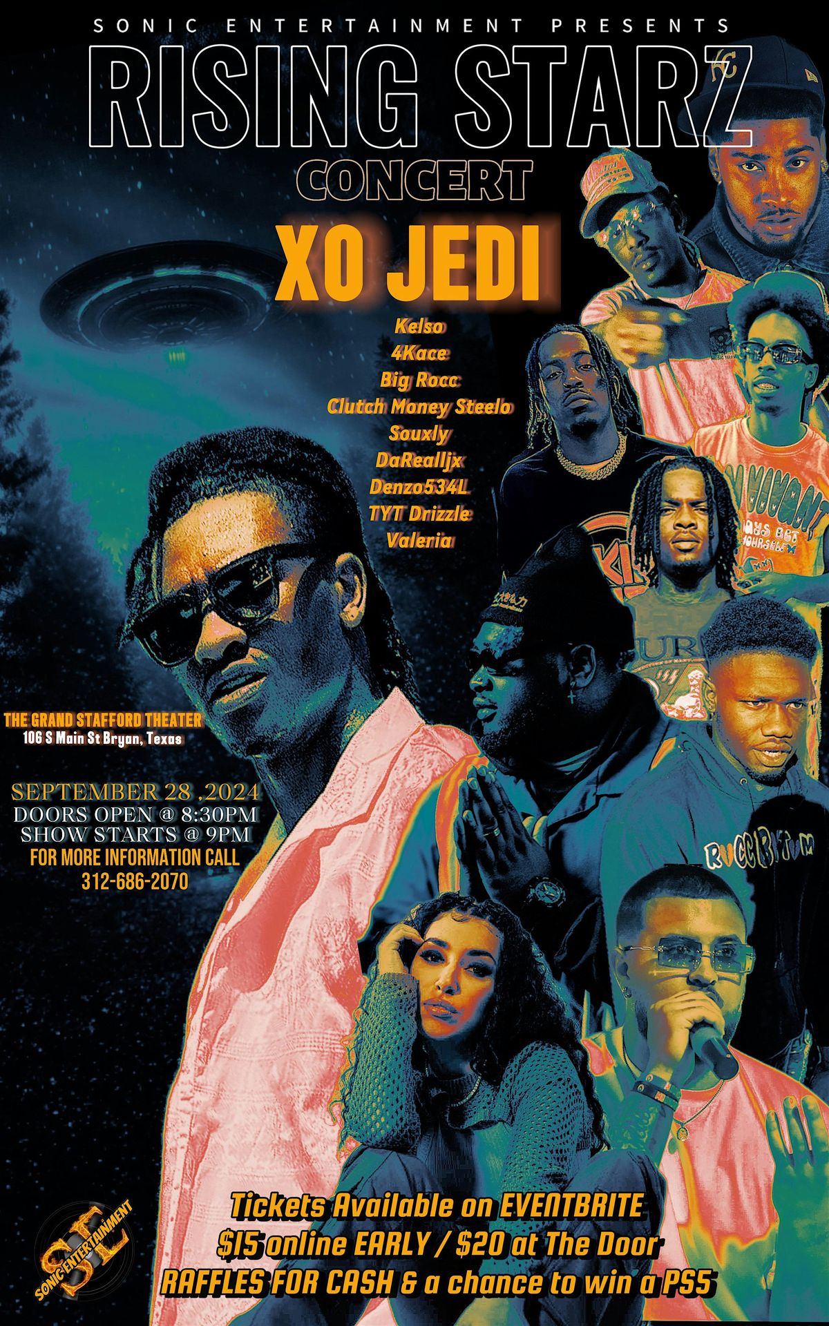 Sonic Entertainment Presents “Rising Starz”, 106 S Main St, Bryan, 28 ...