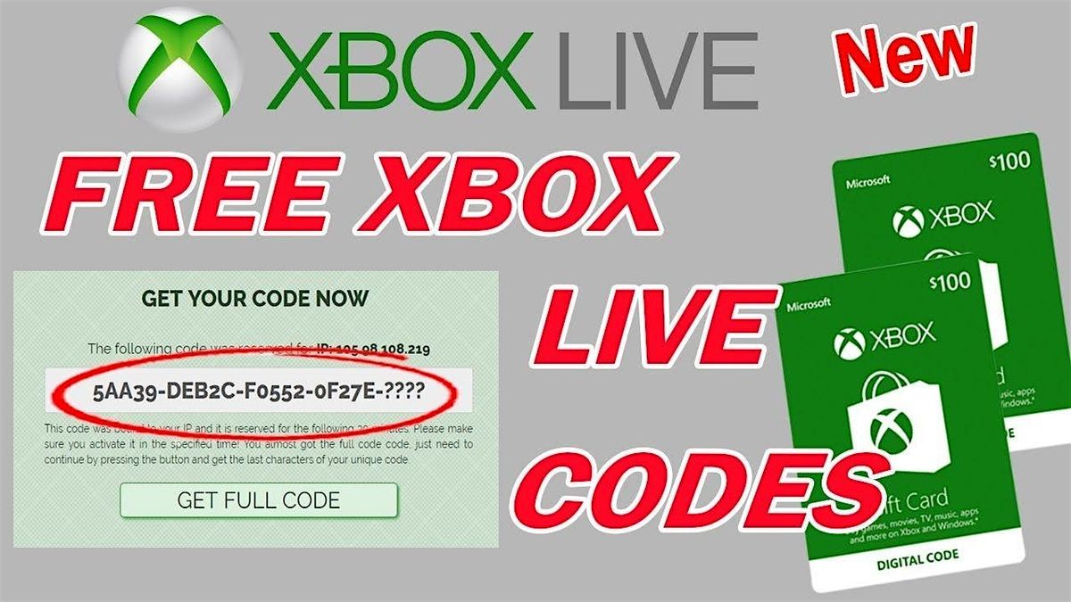 100 Free Xbox Gift Card Codes Generator 2024 Xbox Gift Card Codes June 7 2024 Online Event AllEvents