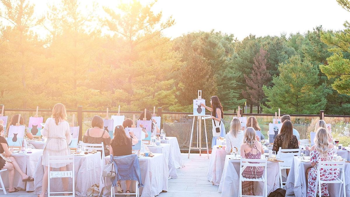 Sip & Paint at the MontHill Golf Club Terrace During Sunset, MontHill ...