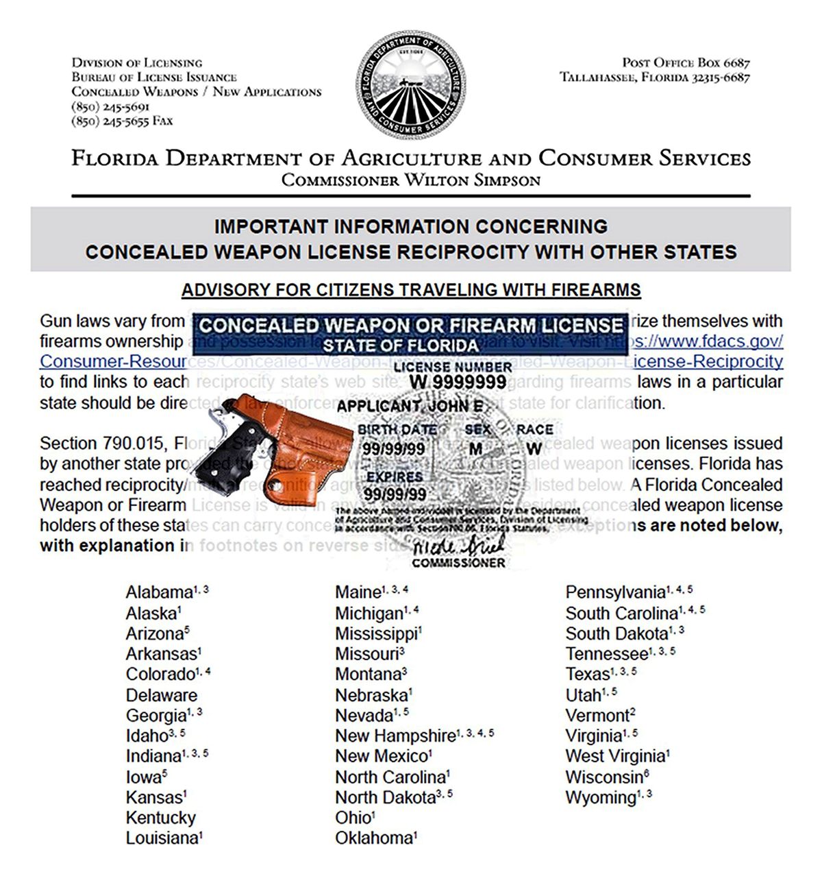 Gun Safety & Florida Concealed Carry License Qualification Class, Wild ...