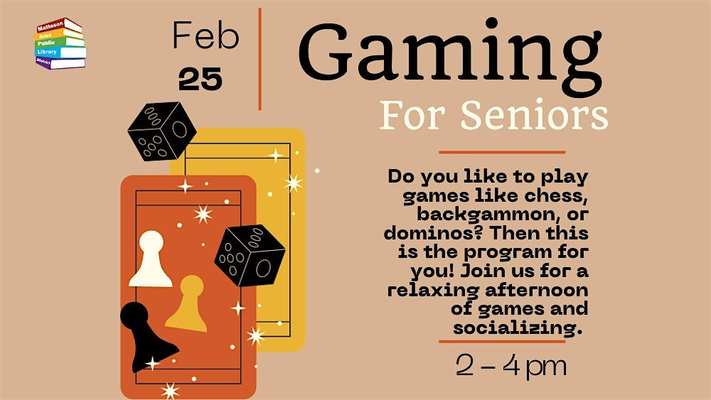 The library is a great place for games and socialization., Matteson ...