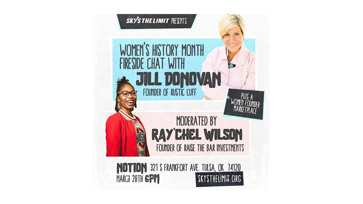 Womens History Month Marketplace with a Fireside Chat with Jill Donovan ...