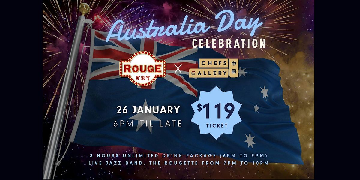 Australia Day Party 2024 by Rouge & Chefs Gallery, 37 Wheat Rd, Sydney ...