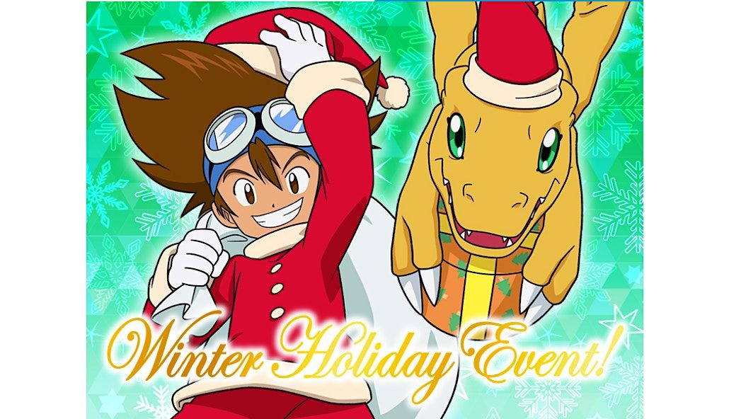 Digimon Sealed: Winter Holiday Tournaments, Critical Hit Games ...