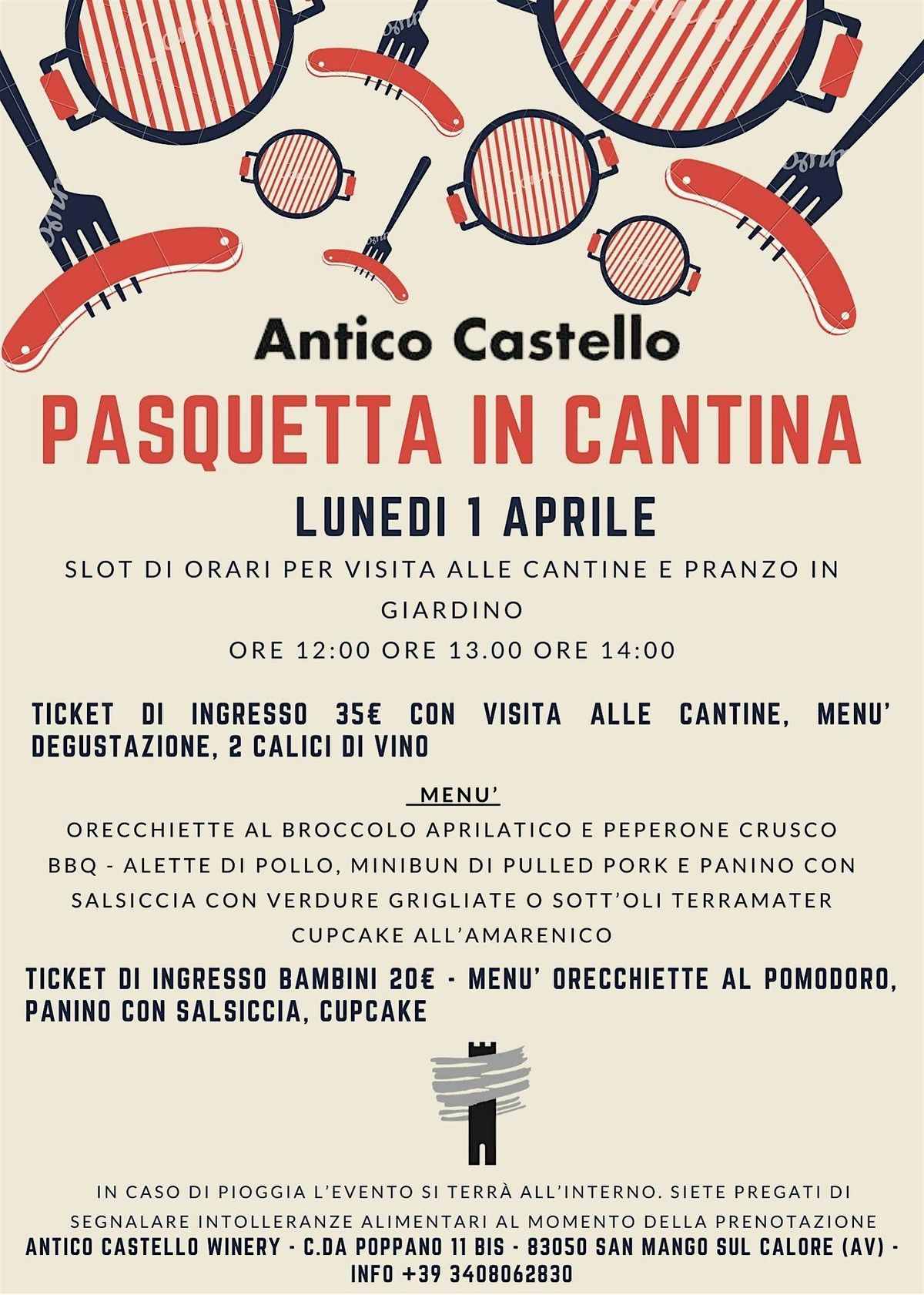 Pasquetta in Cantina, Antico Castello Winery, San Mango sul Calore ...