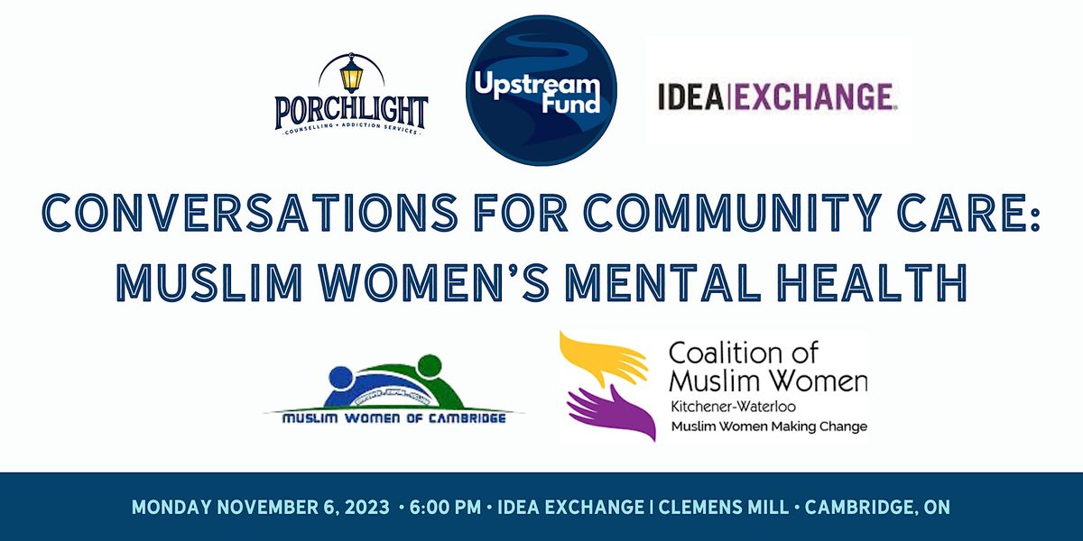 Conversations for Community Care: Muslim Womens Mental Health, Idea ...