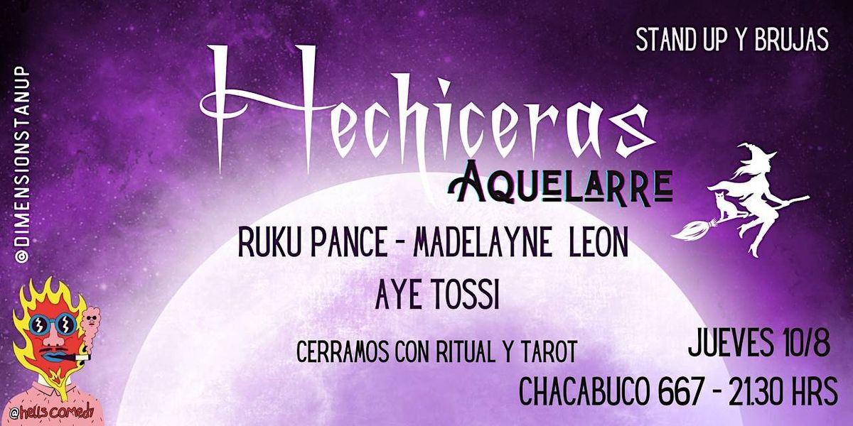 HECHICERAS Aquelarre STAND UP Y TAROT, Persiana Club Cultural, Buenos ...