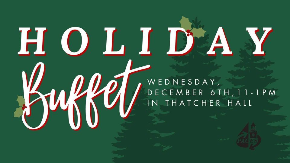 Holiday Buffet, Thatcher Hall, Barrington Dr, Potsdam, NY, 6 December ...