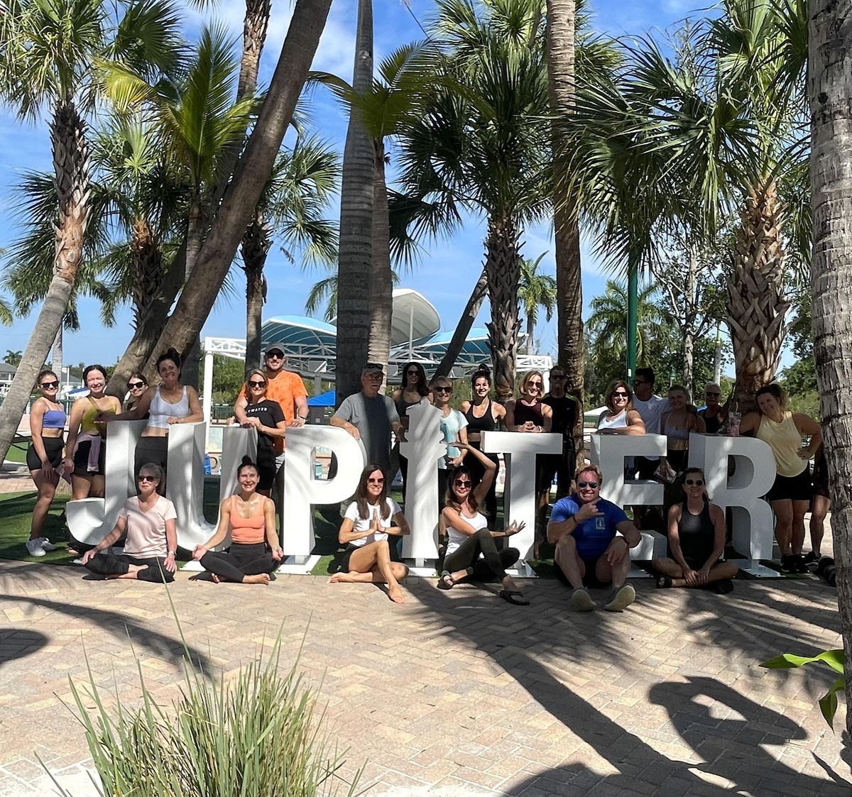 Outdoor Yoga at Harbourside Place, Harbourside Place, Jupiter, 30 April ...
