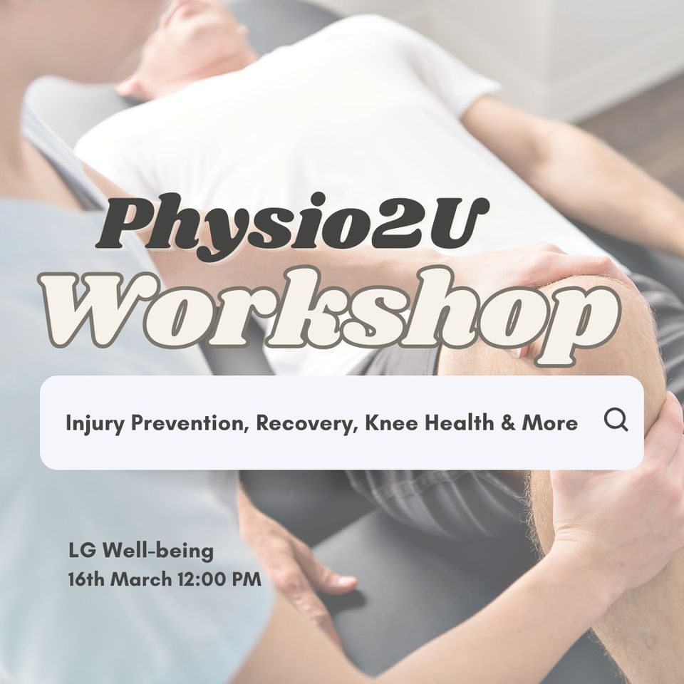 WORKSHOP: Injury prevention, recovery & knee health , LG Well-being ...