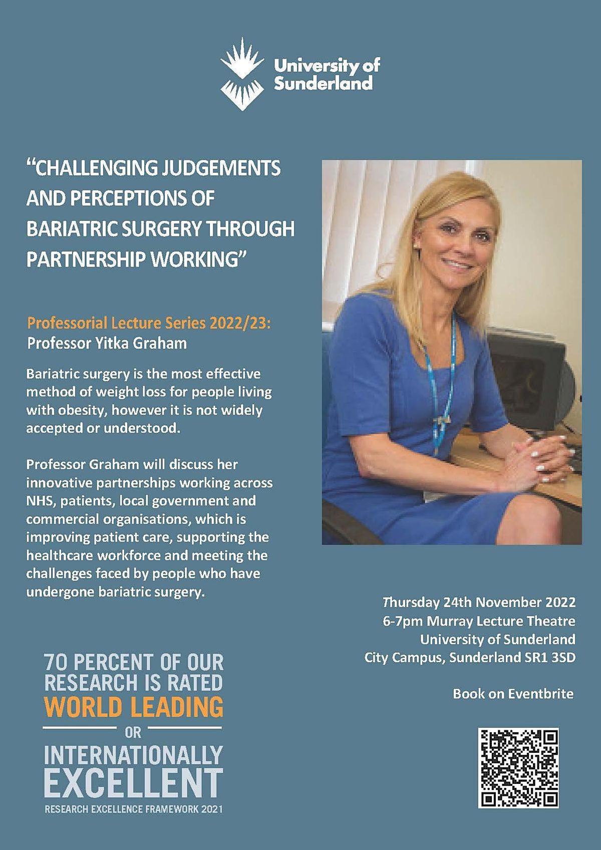 Professor Yitka Graham - Professorial Lecture, The Murray Library ...