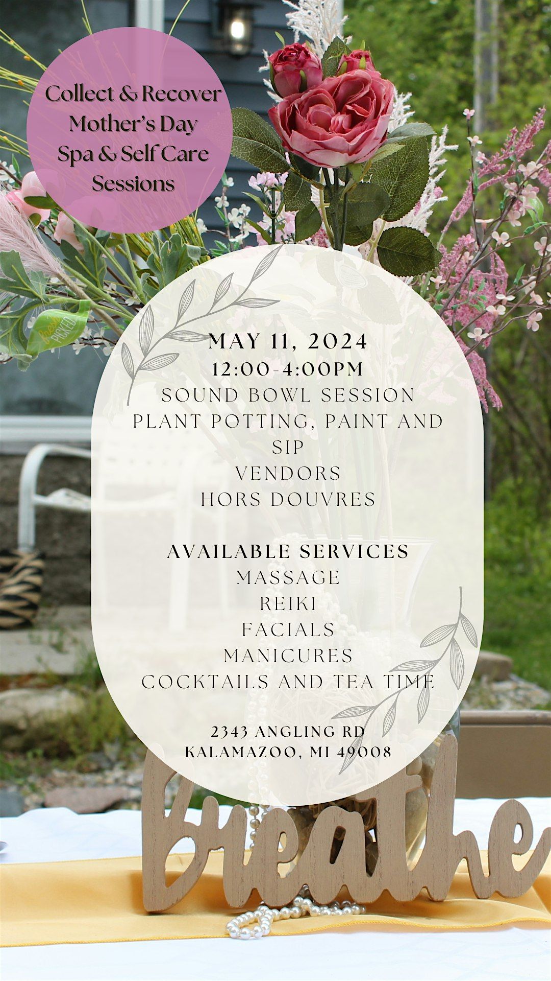 Mothers Day Spa Experience, 2343 Angling Rd, Kalamazoo, 11 May 2024 ...