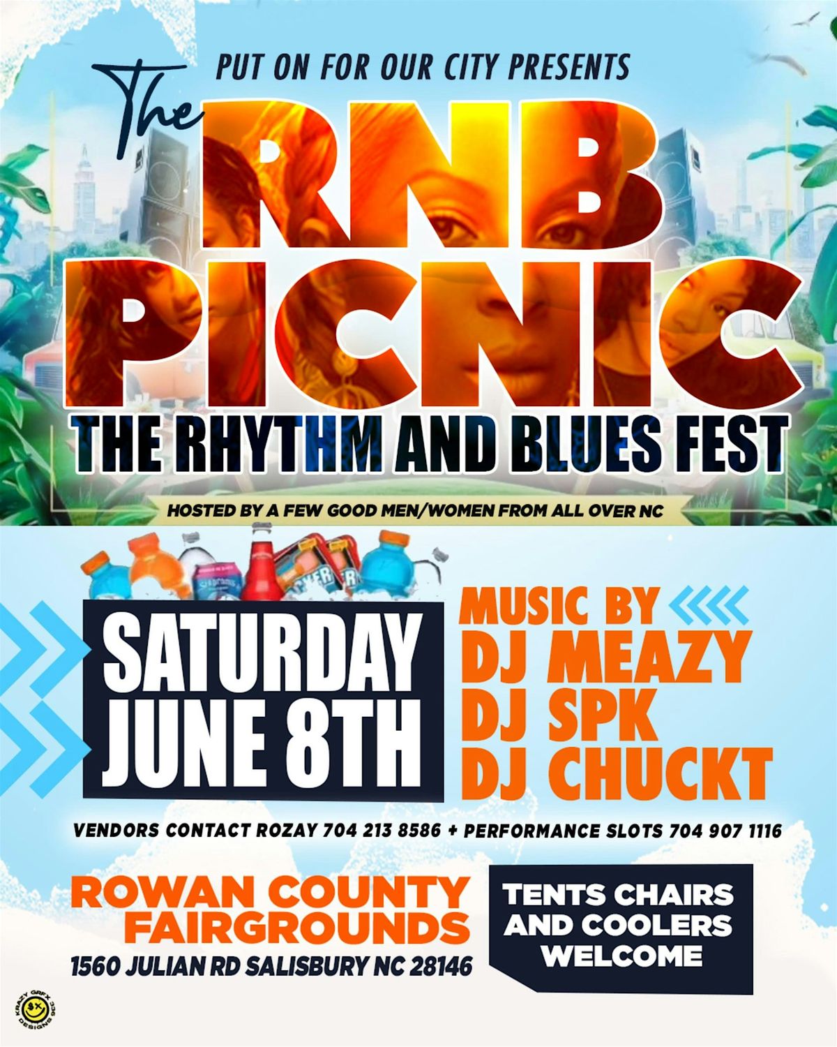 The rnb picnic the rhythm and blues fest, Rowan County Fairgrounds ...