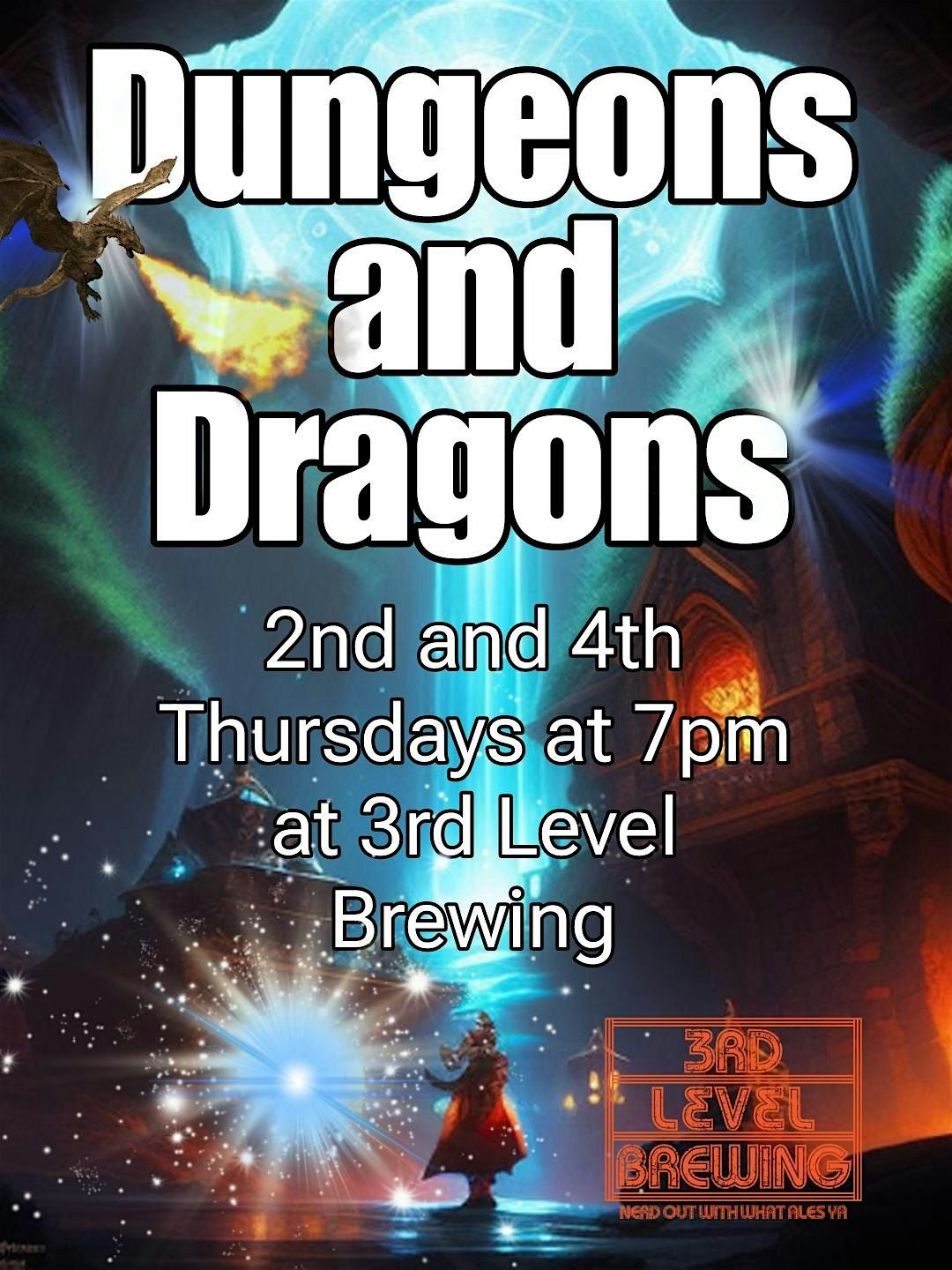 Dungeons and Dragons at 3rd Level Brewing, 3rd Level Brewing, Round ...