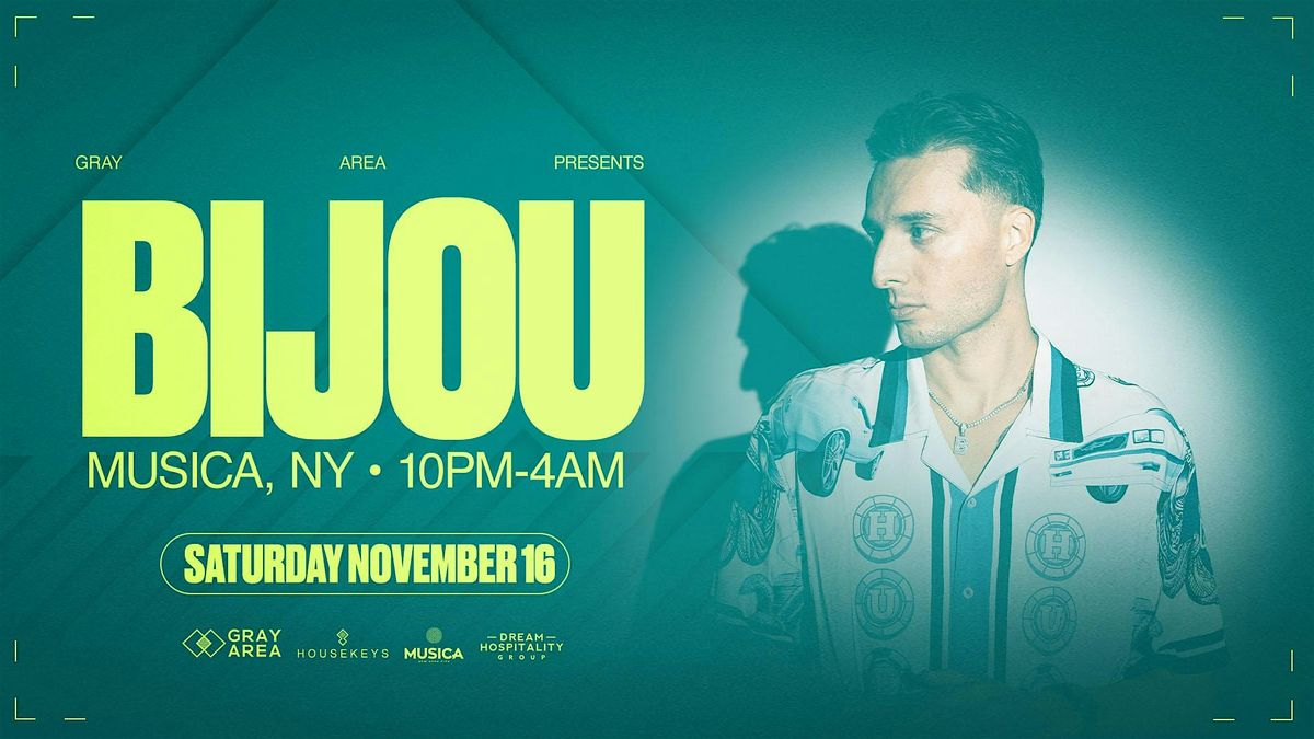 BIJOU @ MUSICA NYC, Musica Club NYC, New York, 16 November to 17 ...