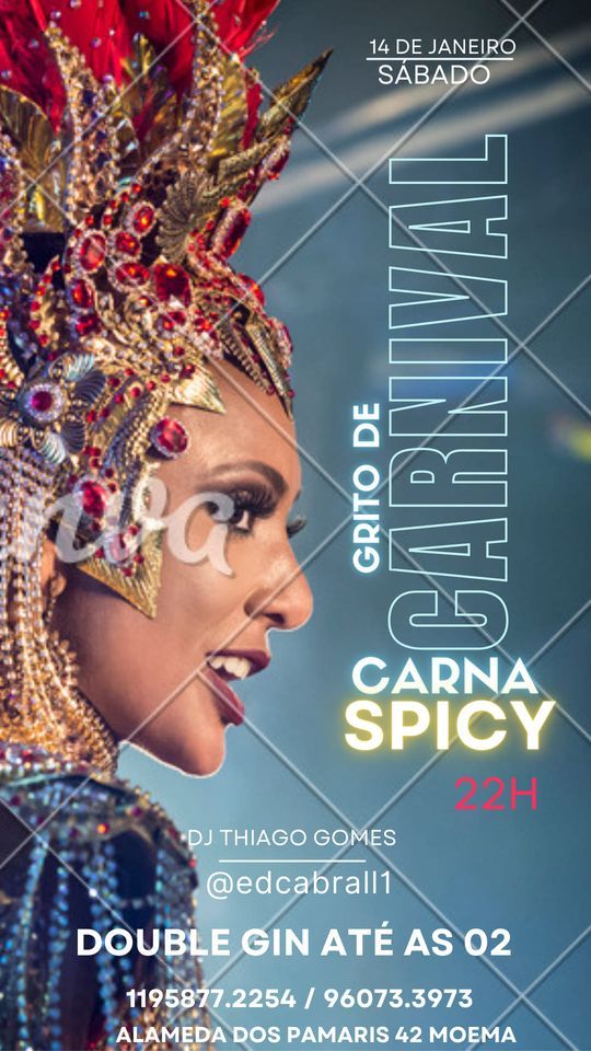 Carnaspicy 2023, Spicy Club, São Paulo, 14 January 2023 | AllEvents.in